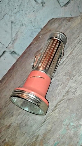 Original Rare Vintage Soviet Russian USSR Military Flashlight with belt ...