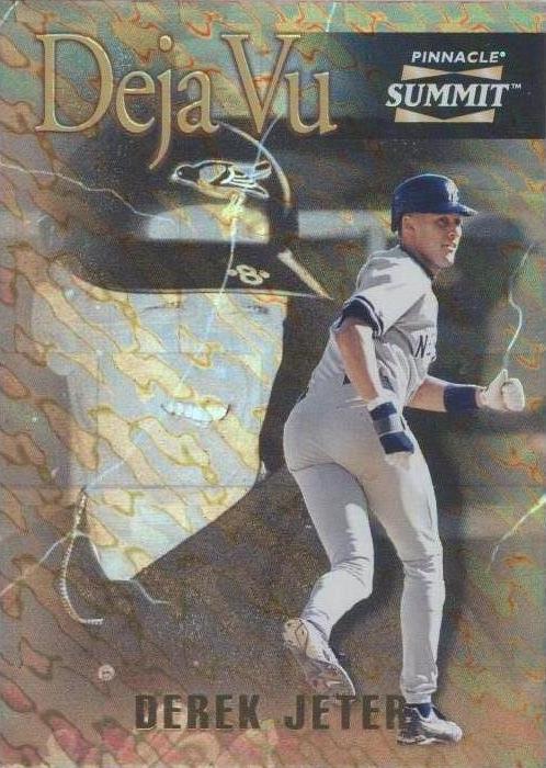 1996 Pinnacle Summit - Deja Vu Derek Jeter, Cal Ripken #154 Above and ...