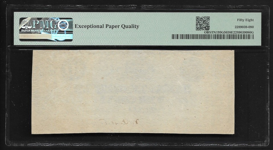 Nashville Tennessee 1861 Bank Note - PMG Choice AU58 EPQ | eBay