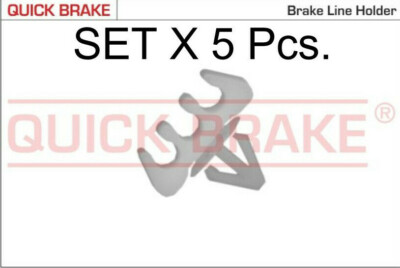 Multi Plastic Brake Line Pipe Mounting Holder Clips 3 x 3/16" / 5mm QWB ...