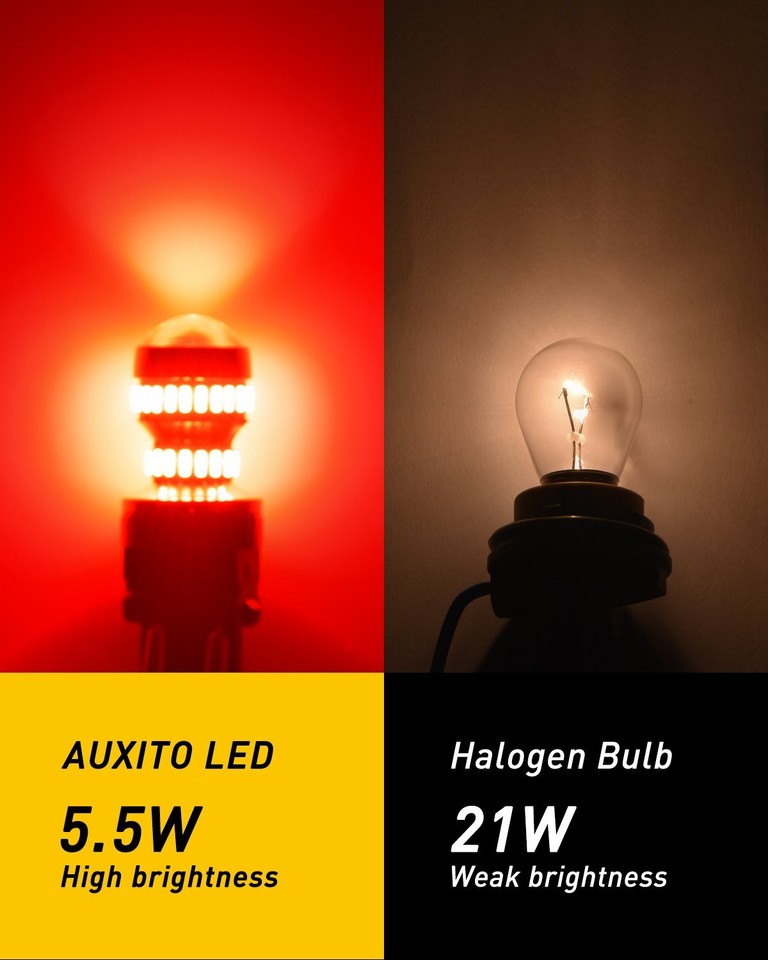 LED Brake Stop Tail Light Bulb 3157 3057 Red Bright For Toyota Tacoma ...