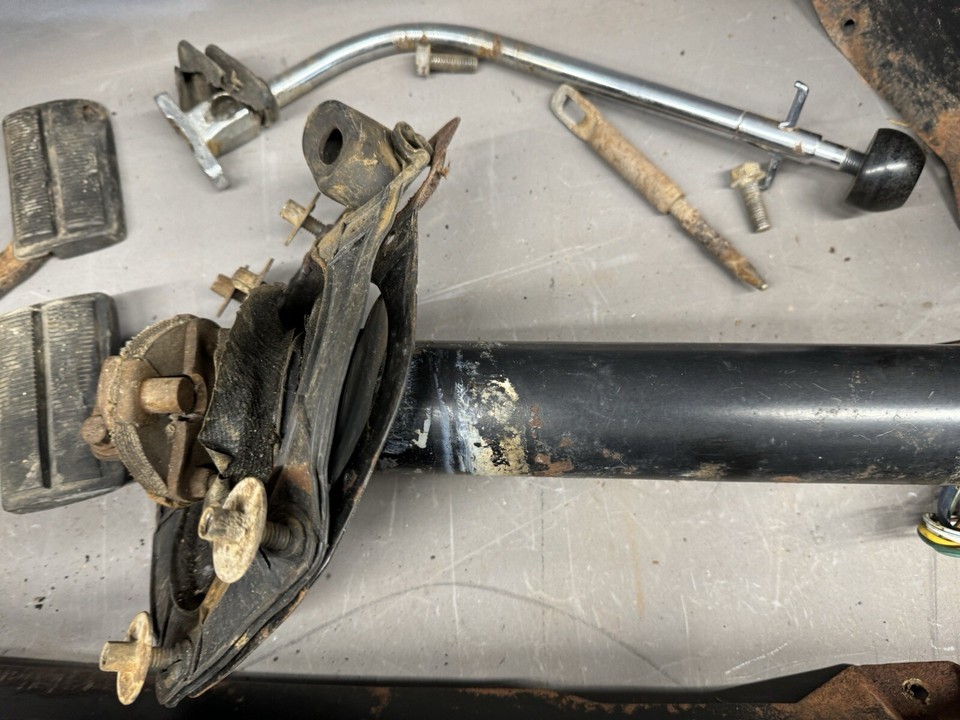 1967-1968 Ford Galaxie 4 Speed Center Console Shifter Z-Bar Tunnel Hump ...