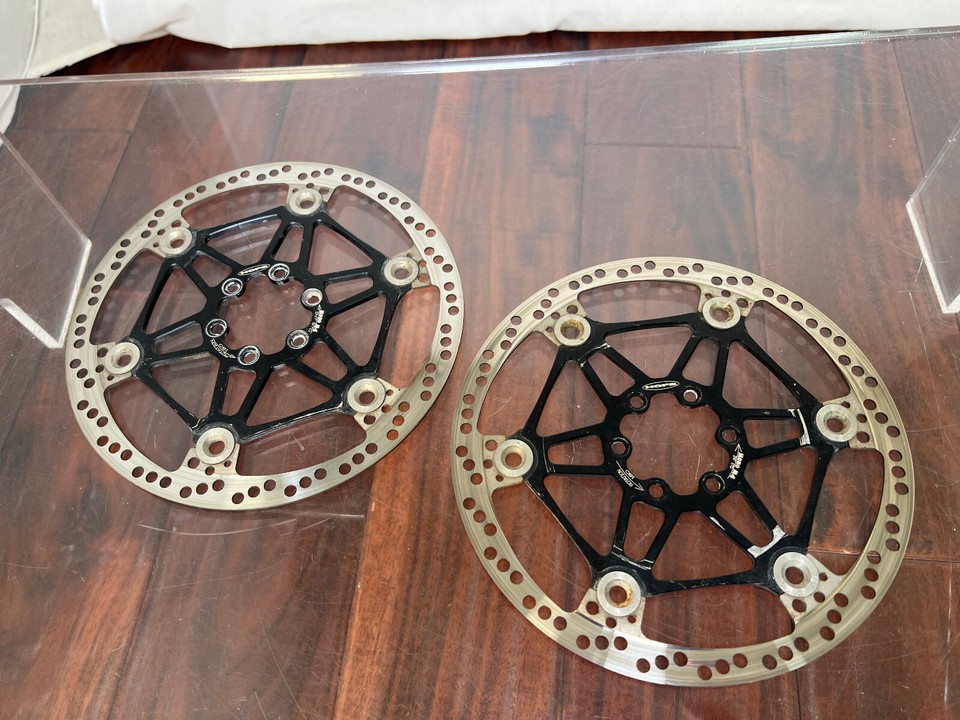 Hope Saw Black Floating Disc Brake Rotor 180mm Type 6 Bolt Mono M4 | eBay