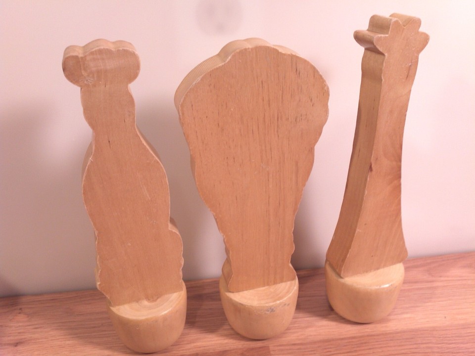 Jungle Bowling- Melissa & Doug- 3 Wooden1 Jungle Animals | eBay