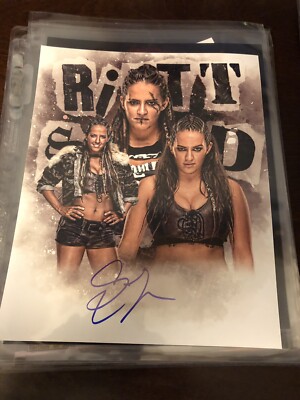 WWE NXT Sarah Logan Autographed 8x10 Photo Signed Wrestling Riot Squad ...