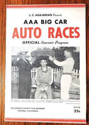 AAA Big Car Auto Races 1951 Henry Banks and other Indy 500 Drivers | eBay