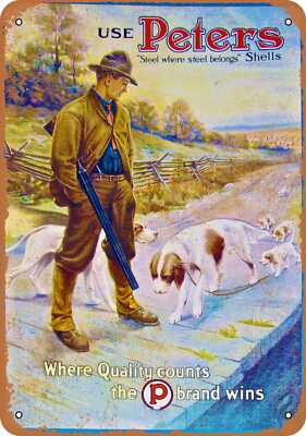METAL SIGN - Peters Ammunition - Vintage Look Reproduction | eBay