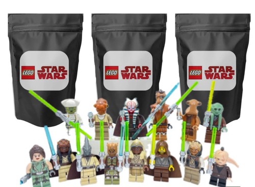 LEGO Star Wars JEDI ONLY Blind Bag Jedi w/ LIGHTSABER Mystery Random ...