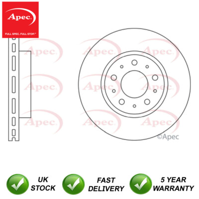 Brake Disc Front Apec Fits Volvo 940 1990-1998 960 1990-1996 740 1986 ...