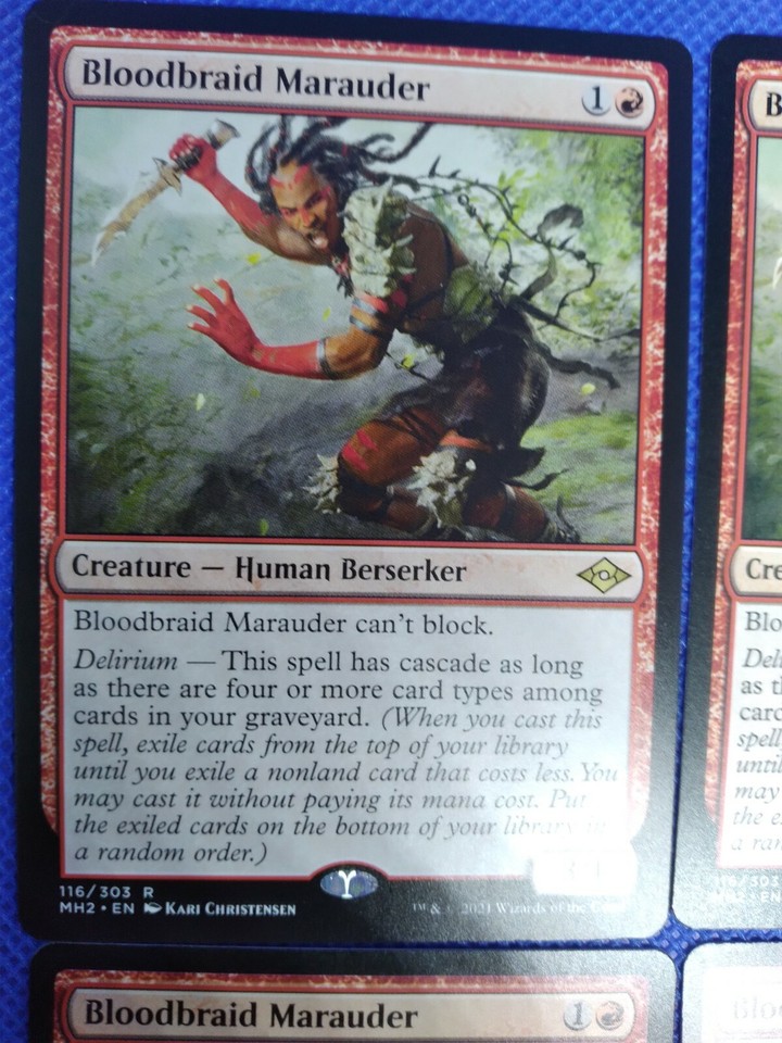 4x Bloodbraid Marauder Modern Horizons 2 Rare Magic MTG WOTC M2680 | eBay