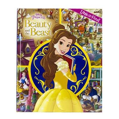 Disney Princess Beauty and the Beast Look and Find Book Hardcover (PiKi ...