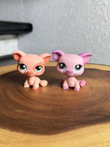 Littlest Pet Shop | LOT OF 2 | Farm Piggies Peach And Pink | LPS #622 ...