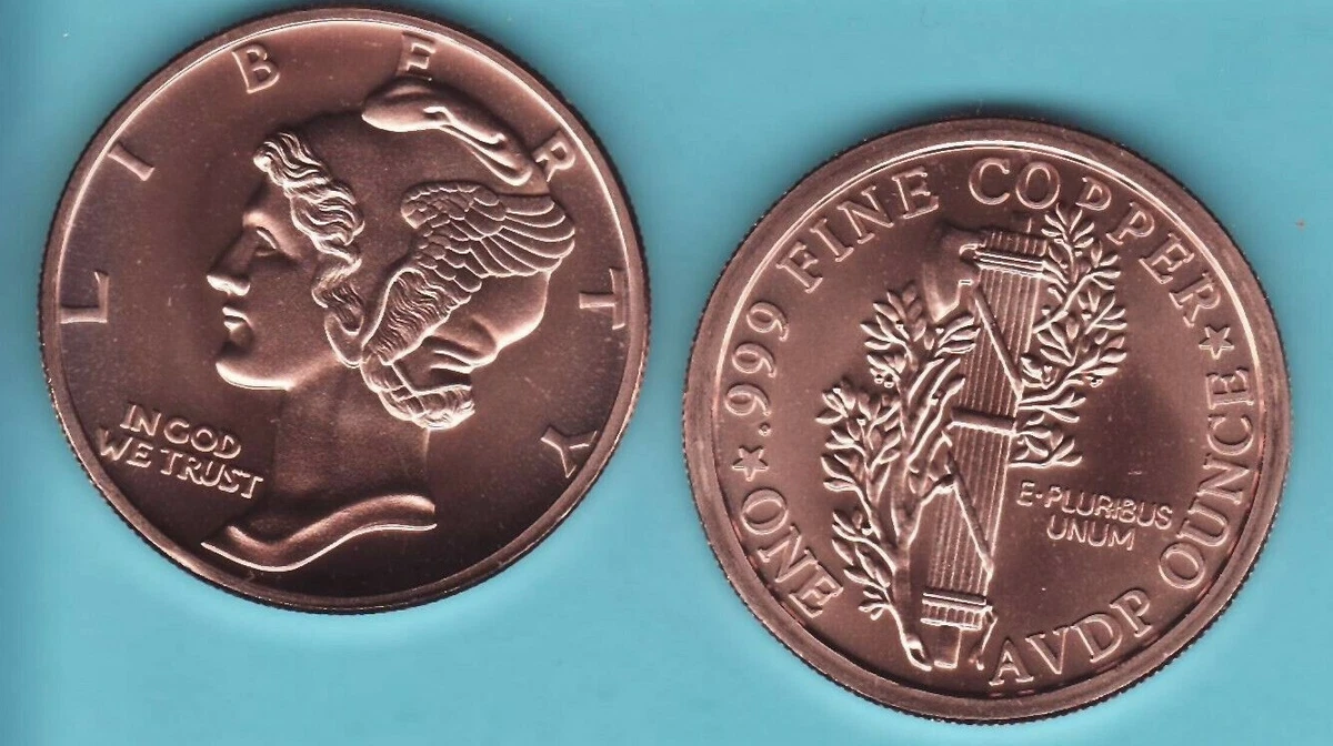 Dime Coin Front And Back