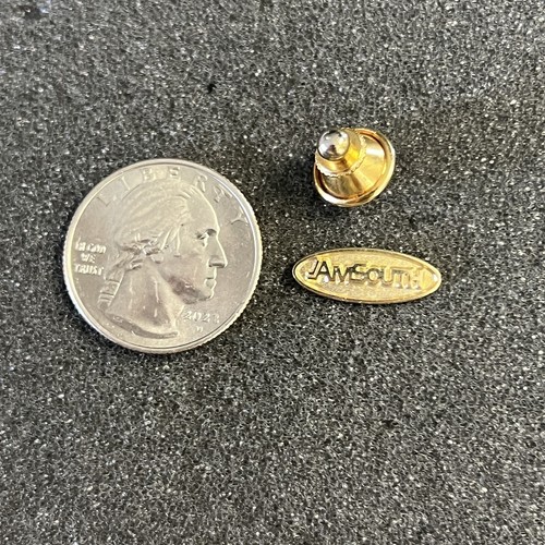 AmSouth Bancorporation Bank Gold Tone Pin Pinback #45549 | eBay
