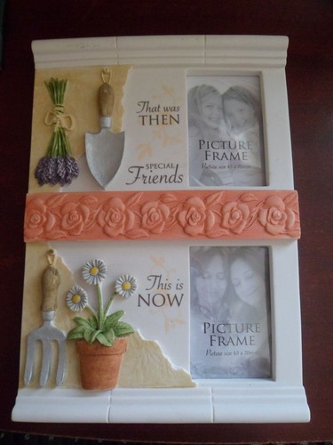 NEW Photo frame Gardening design for FRIEND then and now | eBay UK