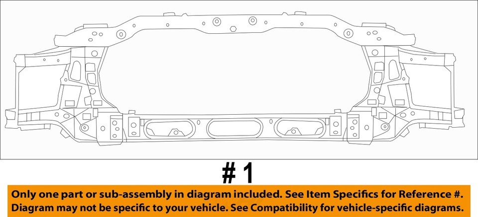 Ram CHRYSLER OEM 2013 3500-Radiator Support Bracket 68197334AA | eBay