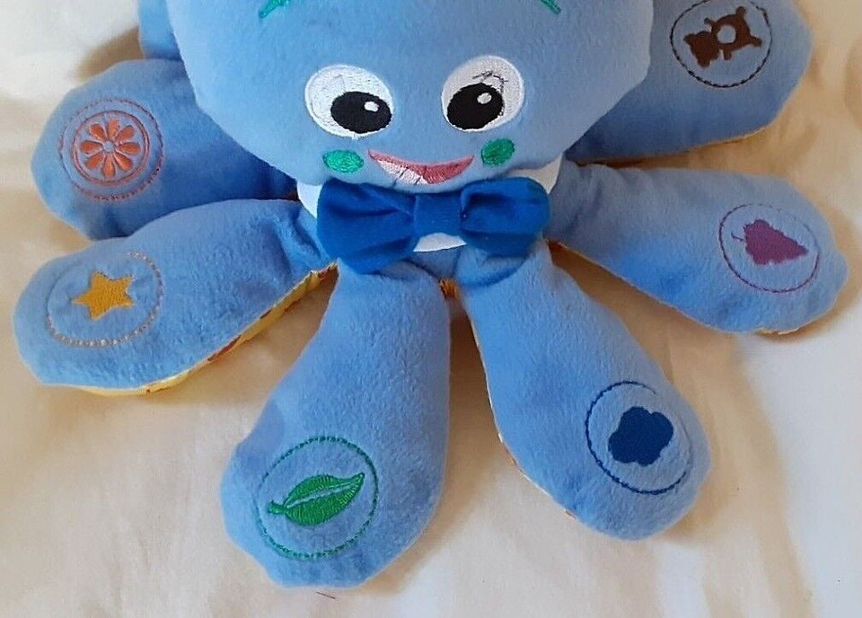 Baby Einstein Octoplush Octopus Blue Plush Animal Trilingual Musical ...