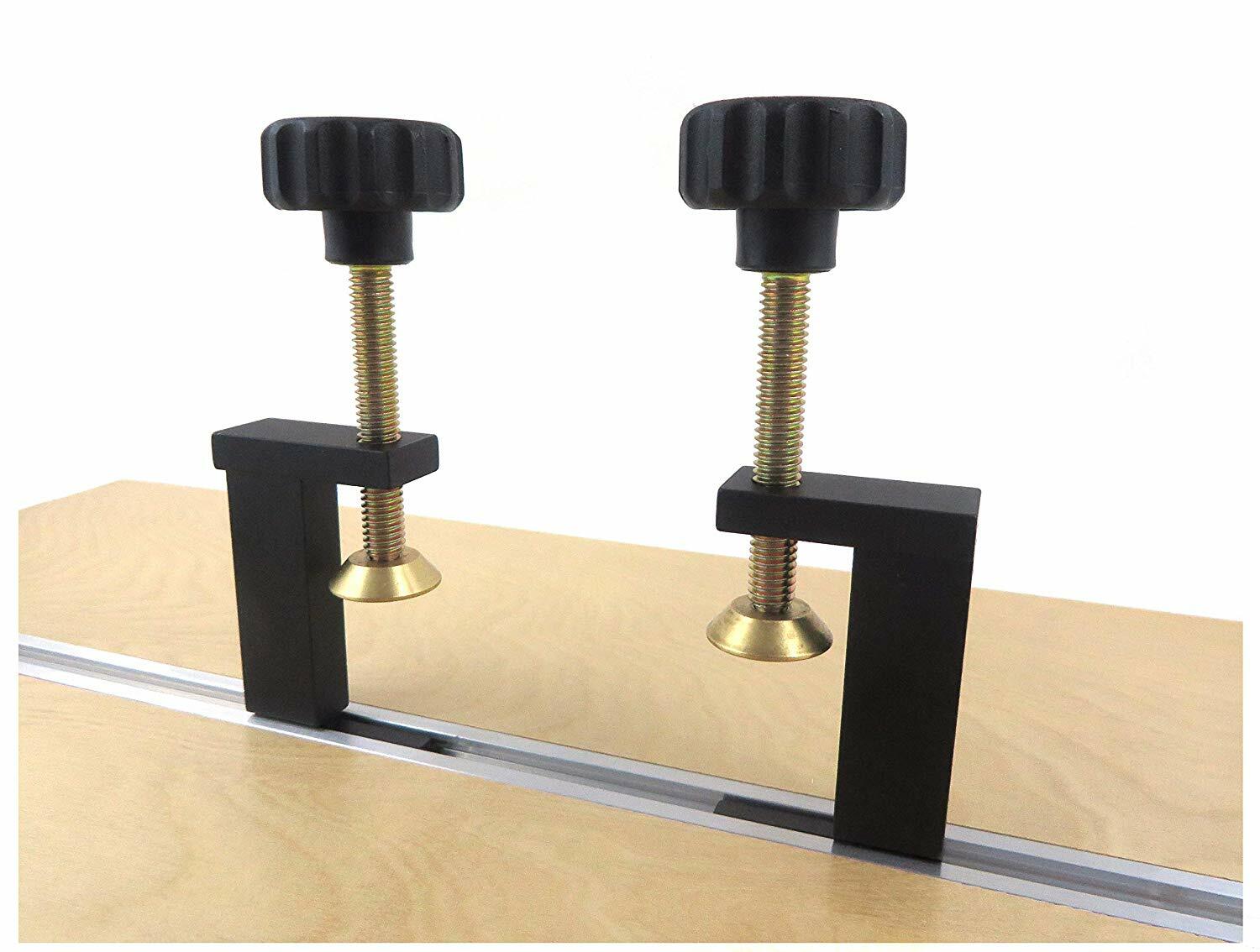 Taytools 73486 Pair 2 Each T Track Clamp Hold Down | eBay