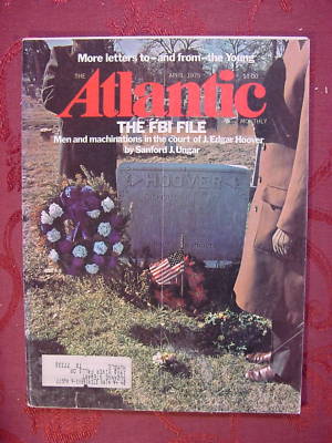 ATLANTIC April 1975 Sanford J. Ungar Tracy Kidder John Updike Sean O ...
