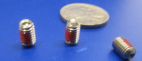 Stainless Steel Self Lock Set Screw, Nylon Patch, Cup, 1/4"-20 x 5/8 ...