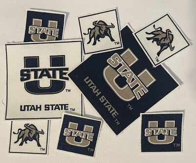Utah State University - Iron On Fabric Appliques - Sports Patches | eBay
