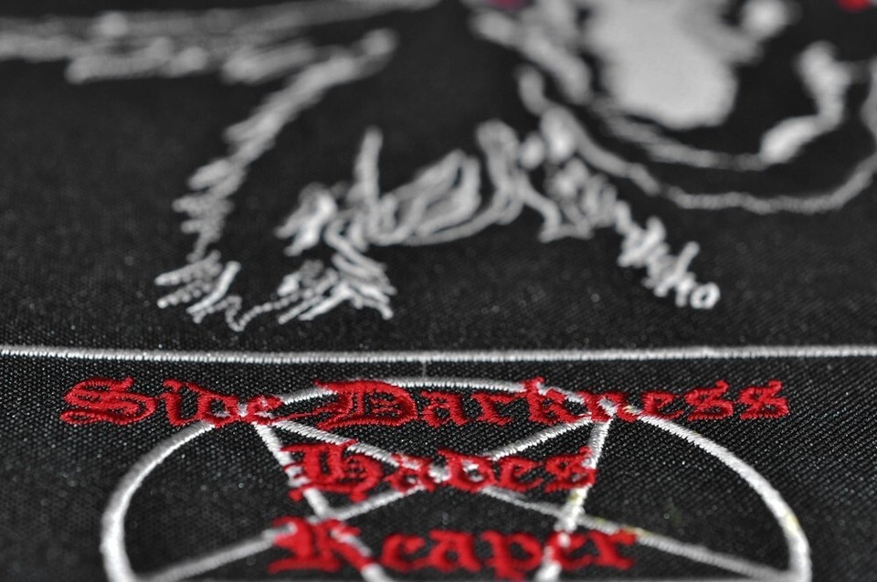 Bathory Side Evil Reaper Sacrifice Back Patch | Swedish Black Metal ...
