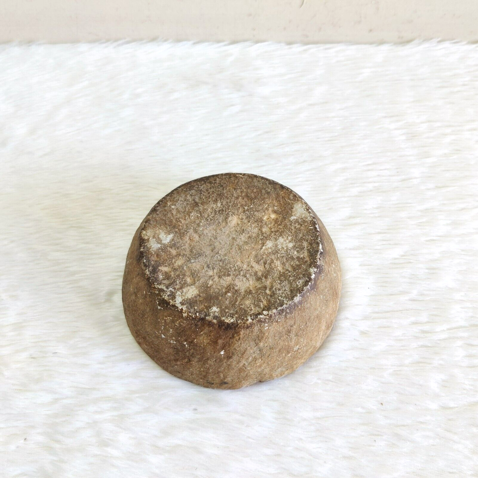 1920s Vintage Primitive Handmade Old Stone Mortar Decorative ...