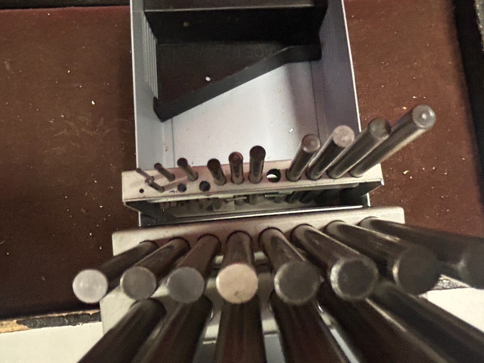 MACHINIST TpCb LATHE MILL Machinist Drill Index with Pin Gages Drill ...