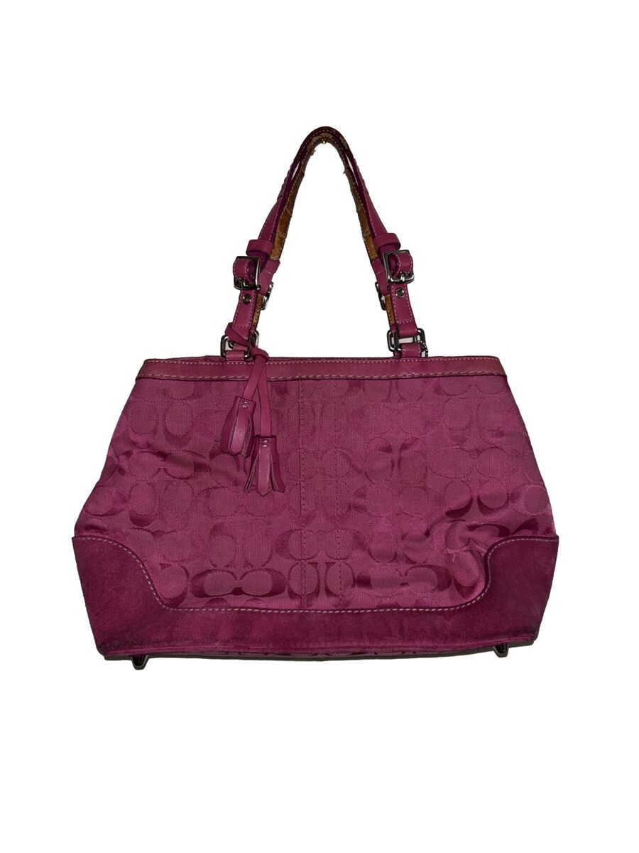 Coach Vintage Y2K Hot Pink Signature C Purse | eBay Coach Vintage Y2K Hot Pink Signature C Purse | eBay