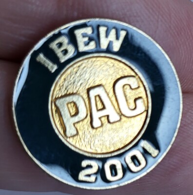 IBEW PAC 2001 Political Action Committee Lapel Pin | eBay