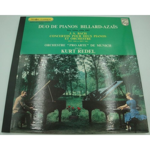 Kurt Redel/Pro Arte Munich - duo de pianos Billard-Azaïs - Bach LP ...
