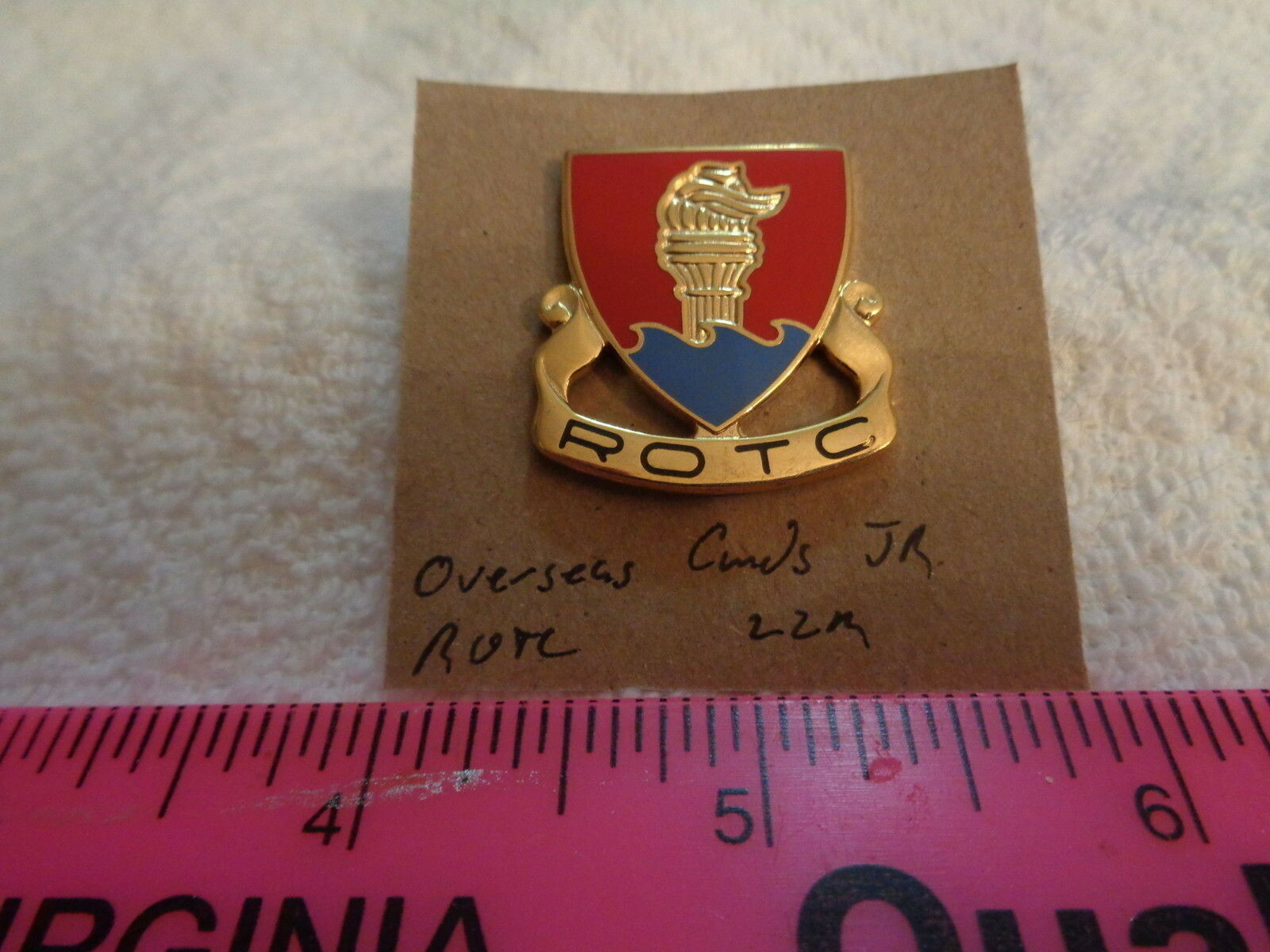 Overseas Commands JROTC 22M Unit Crest, DI, DUI (DRAW#C8) | eBay