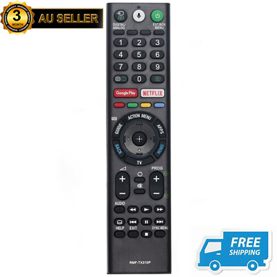 New RMF-TX310P Voice Remote for SONY TV KD-65X7500F KD-55X7500F KD ...