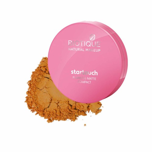 Biotique Startouch Flawless Matte Compact, Almond Biscotti (9g)Free ...
