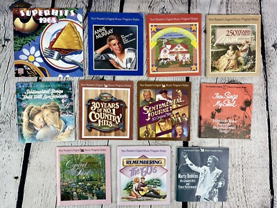 LOT OF 11 vintage Reader's Digest Music Program Notes CD insert ...