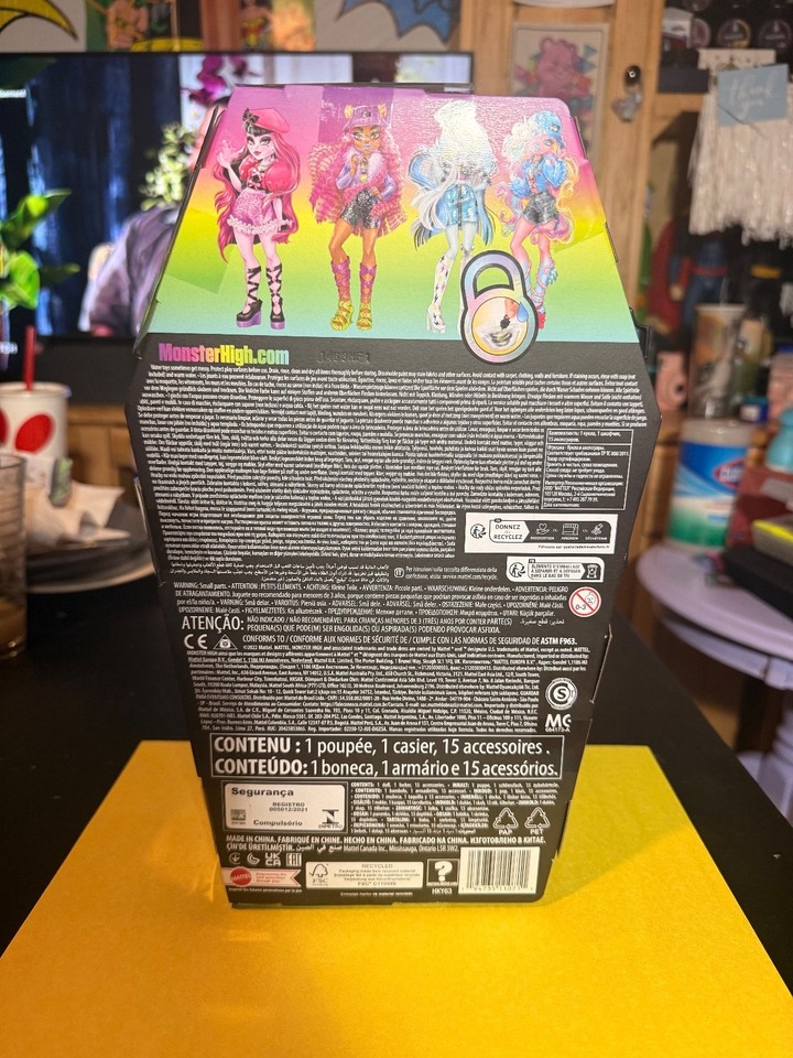 MONSTER HIGH SKULLTIMATE SECRETS CLEO DENILE DOLL with CREEPERIFIC ...