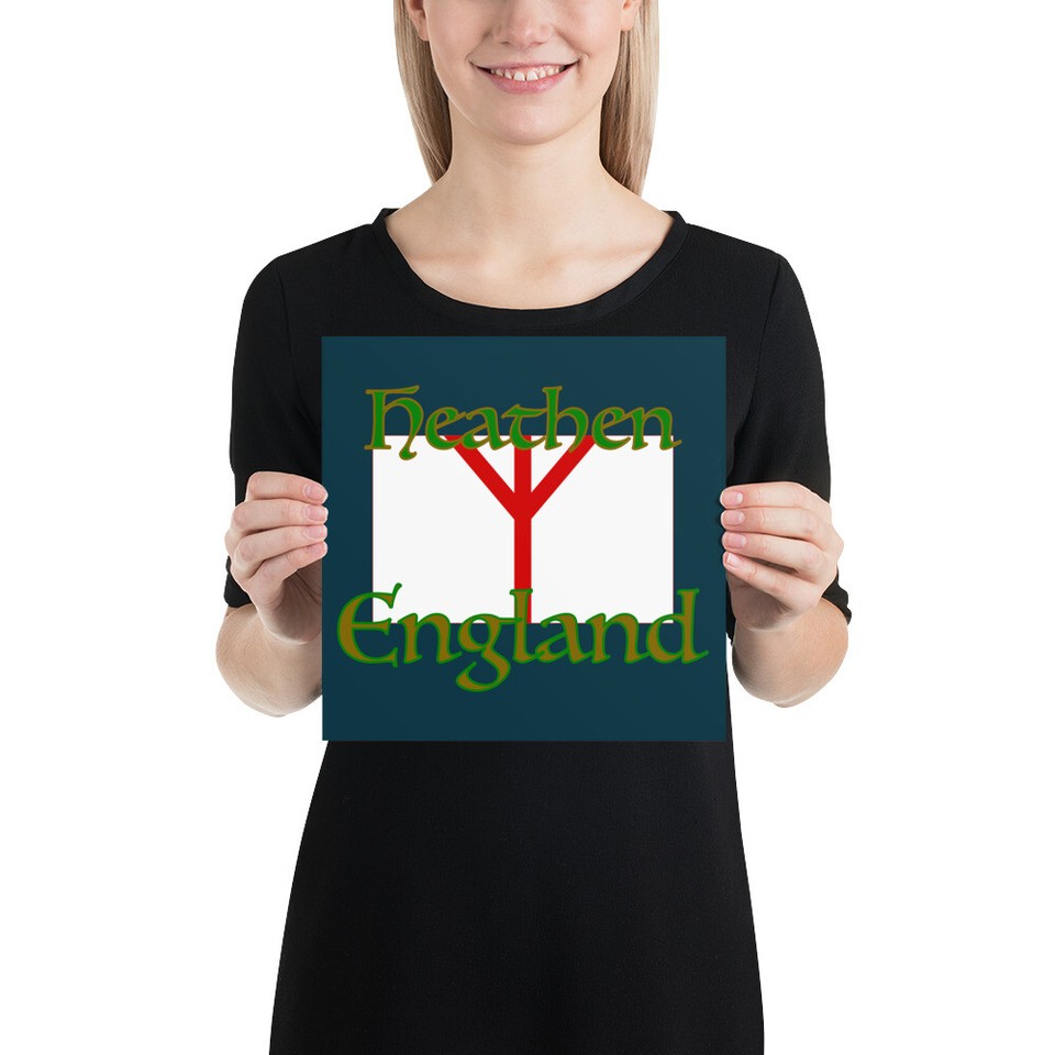 "Heathen England" Poster Asatru Flag Saxon Viking Pagan Wiccan | eBay