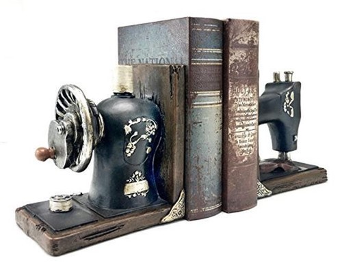 Bellaa 21383 Sewing Machine Bookends Vintage Style 6 Inch Tall for sale ...