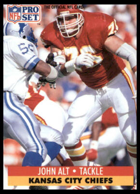 1991 Pro Set #181 John Alt Kansas City Chiefs Football Card | eBay