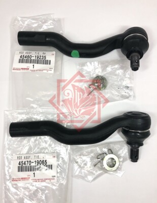 TOYOTA GENUINE TIE ROD END RH LH 45460-19235 45470-19065 SUPRA JZA80 ...