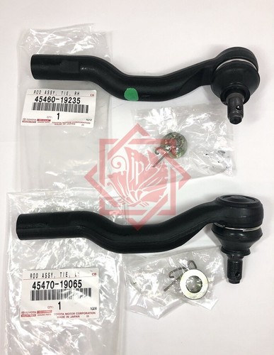 TOYOTA GENUINE TIE ROD END RH LH 45460-19235 45470-19065 SUPRA JZA80 ...