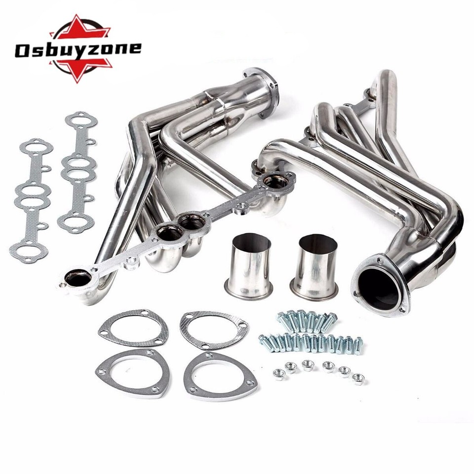 for Chevy Corvette 1963-1981 V8 Engines Stainless Manifold Exhaust ...