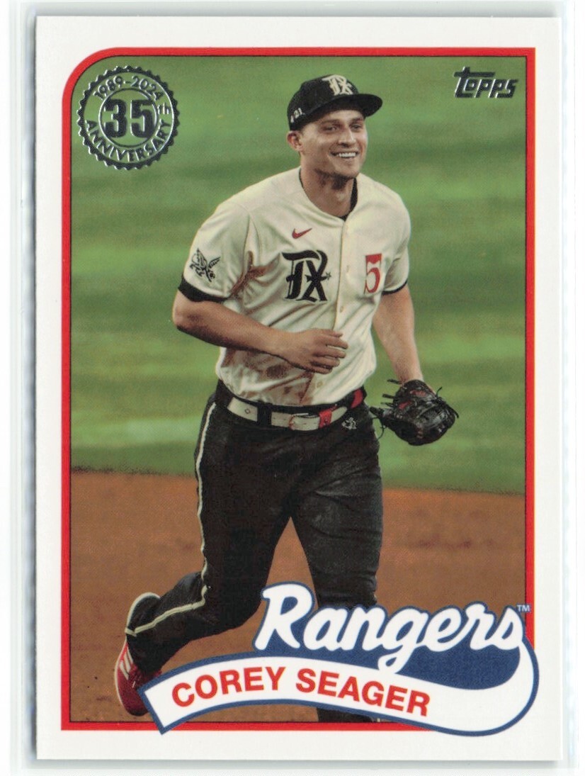 Corey Seager 2024 Topps Series 1 1989 Baseball Texas Rangers #89B-35 | eBay