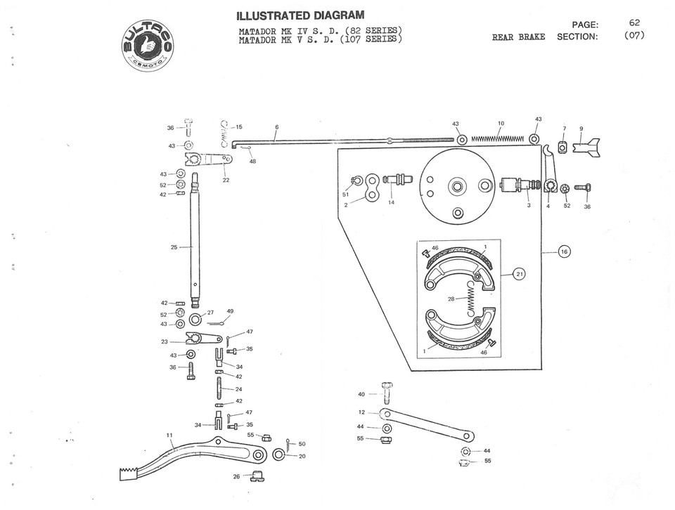 BULTACO Parts Manual Sherpa T 250 350 Trials 1971 1972 1973 1974 Spares ...