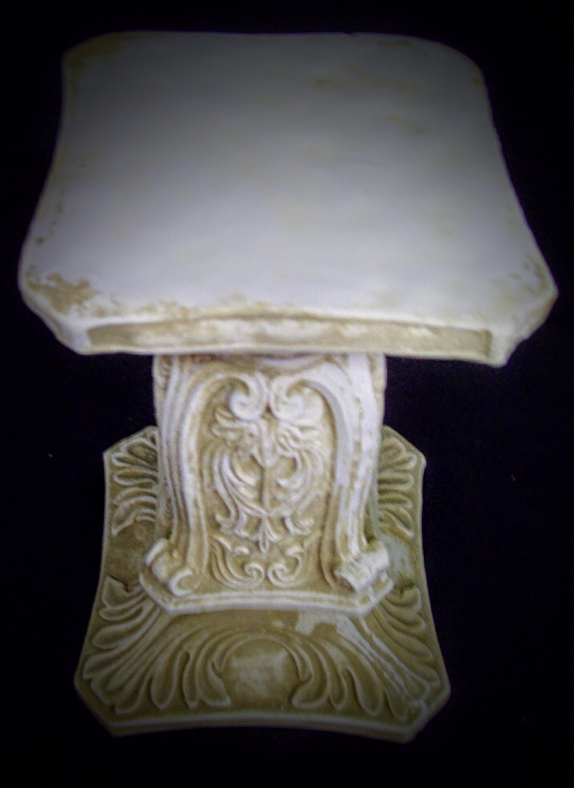 14" Ornate Greek Roman Bell Column Pedestal Style Home Decor | eBay