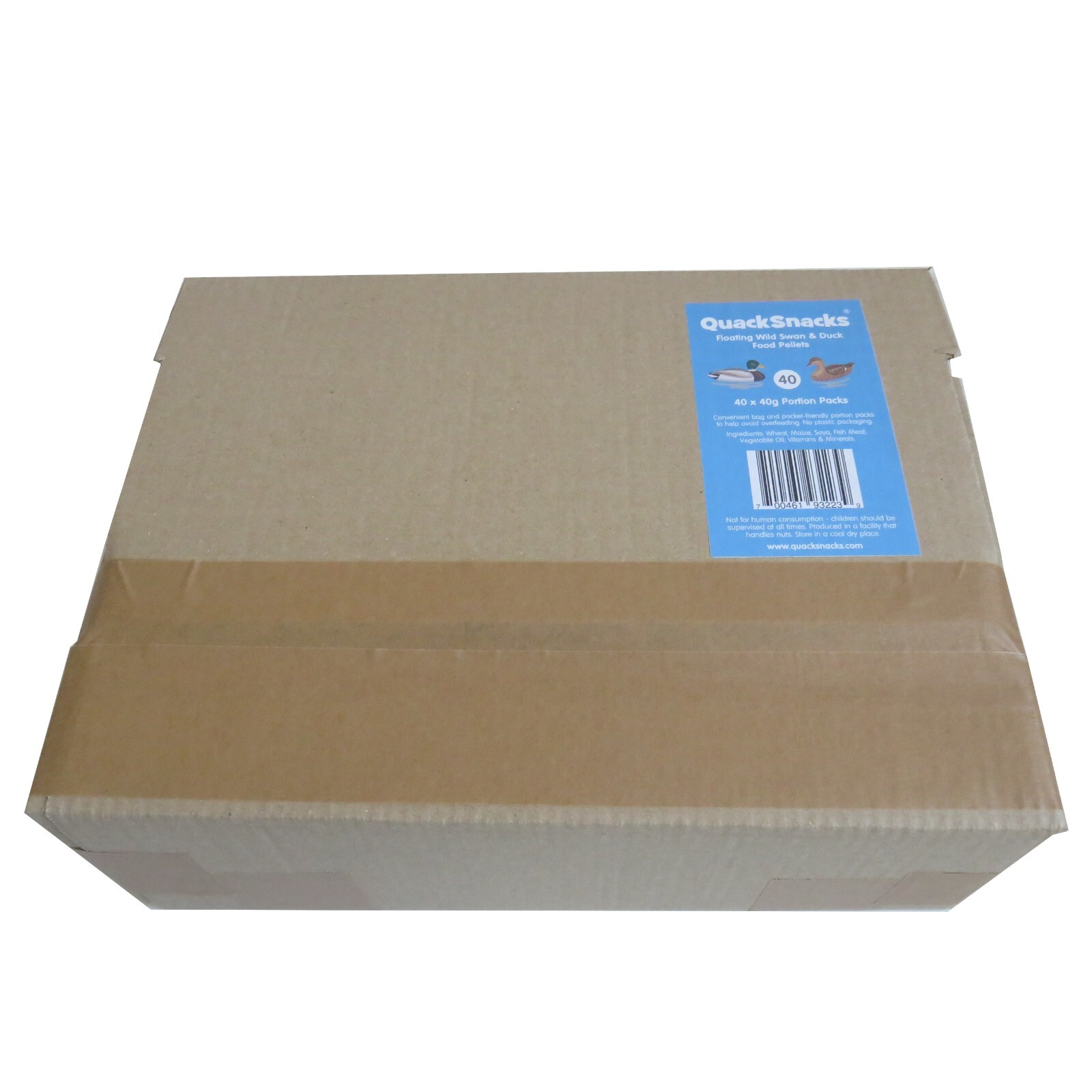 Quack Snacks Duck Food – 40 Portion Packs – Floating Pellets - Zero ...