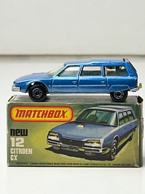 Matchbox Superfast No. 12 Citroen CX with Original Box | eBay