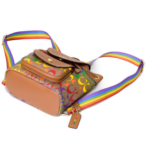 Coach Pennie Rainbow Canvas Crossbody - Multicolored for sale online | eBay