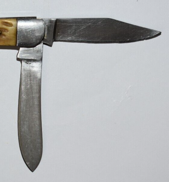 Vintage White Tail Cutlery Pakistan Handmade Stag Horn 055 Pocketknife ...