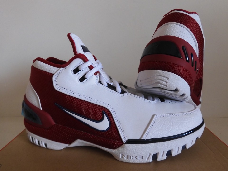 NIKE AIR ZOOM GENERATION LEBRON "FIRST GAME 2023" WHITE-NAVY SZ 8 ...